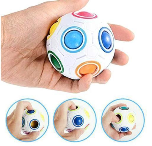 Ball Fidget Magic Rainbow Puzzle Rubiks Fig Cube Toy – Nordic 24